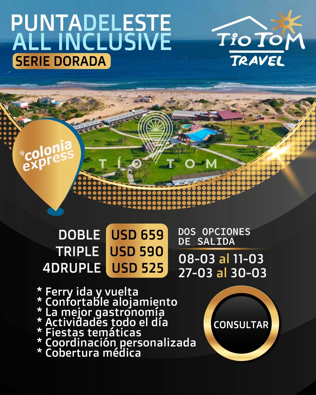 TIO TOM- URUGUAY - PUNTA DEL ESTE - Santa Lucia Viajes